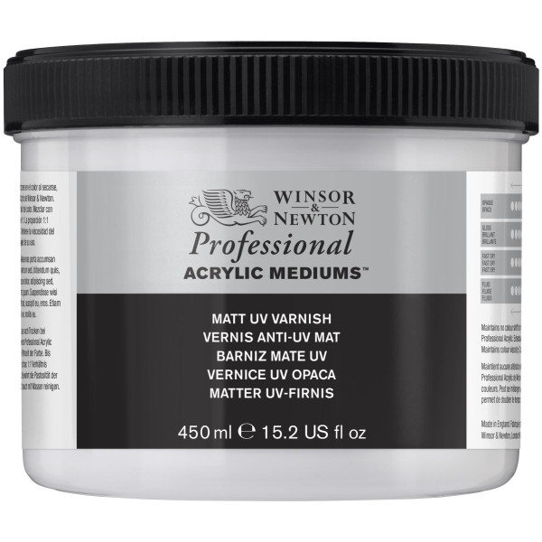 Werniks do farb akrylowych Matt UV Varnish - matowy, 450 ml