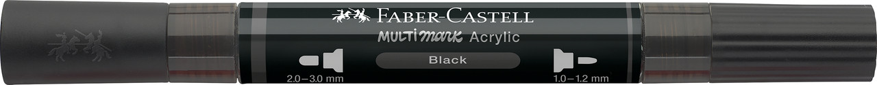 Marker akrylowy Multimark - Faber-Castell - 199 Black